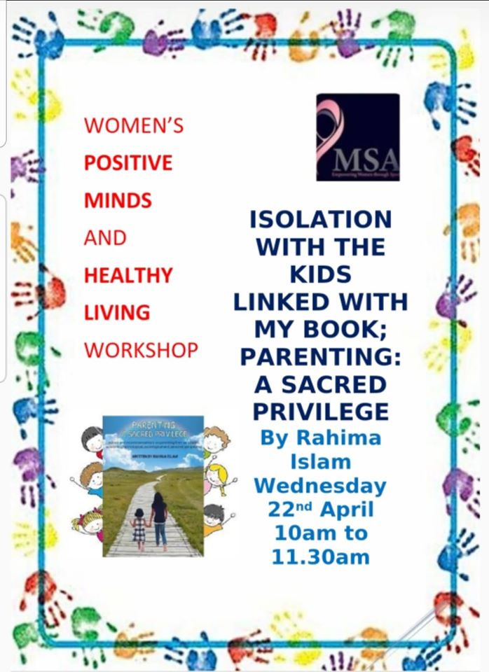 Isolation with the kids, linked in with my book; Parenting: A sacred ...